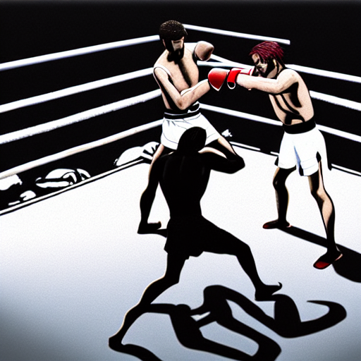 Jesus Vs Satan Boxing