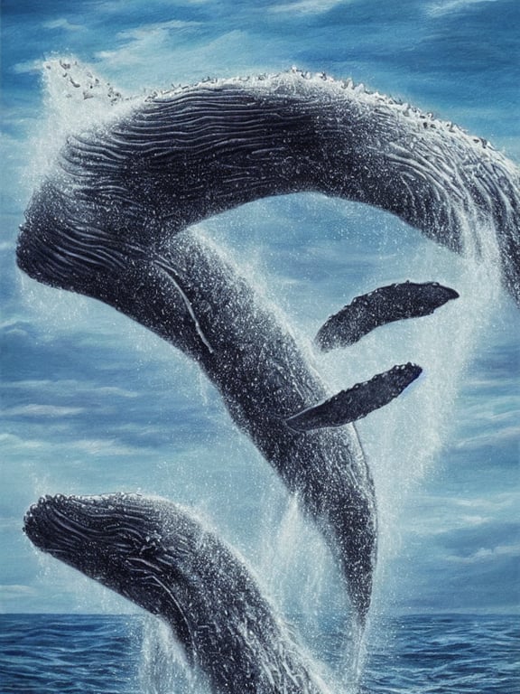 Realistic Whale Drawing