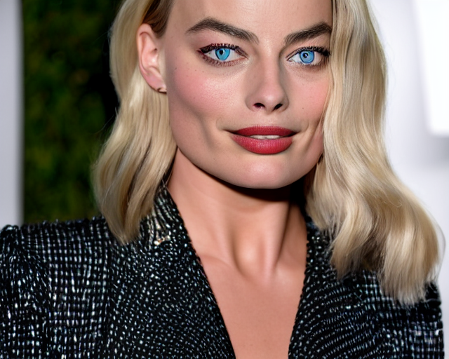 Margot Robbie Facial