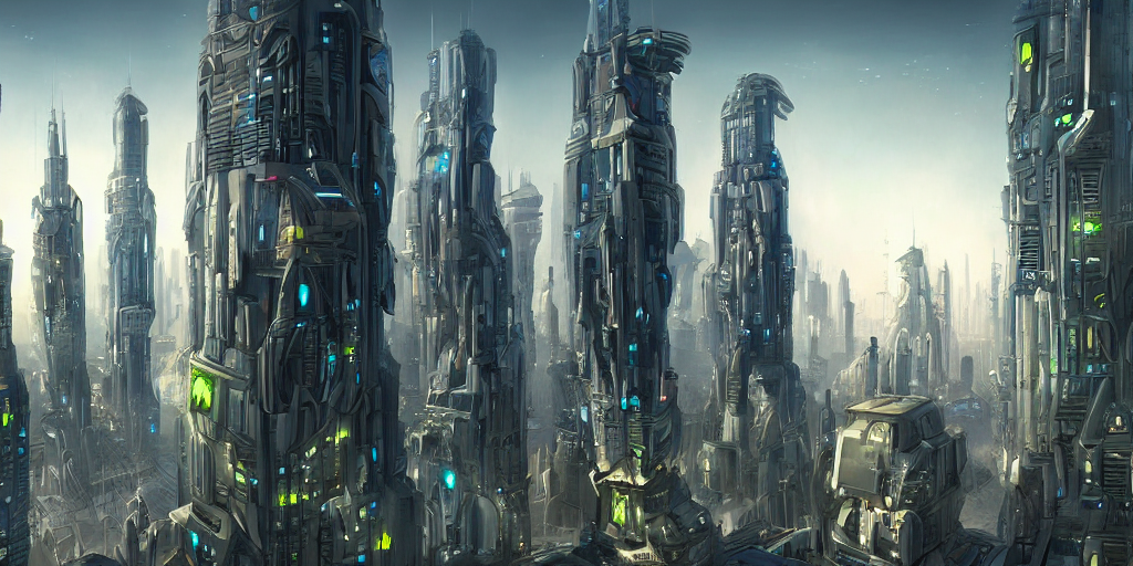 Futuristic Alien Cities