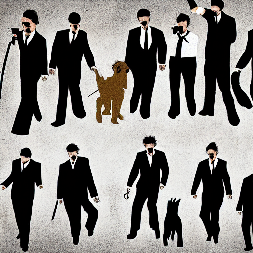 Reservoir Dogs Silhouette