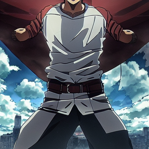 prompthunt: cristiano ronaldo on attack on titan anime key visual, wit ...