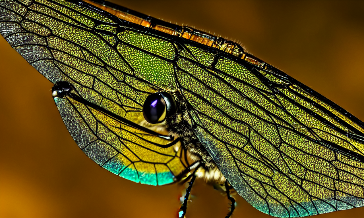 Dragonfly Wings Close Up