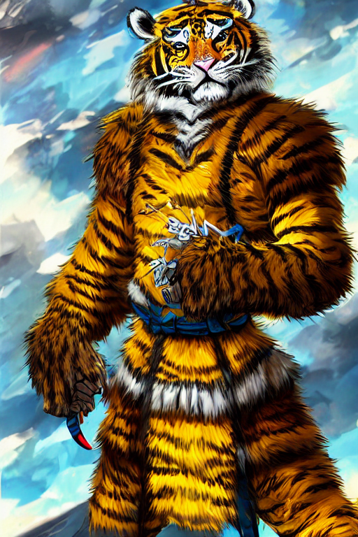 Muscular Tiger