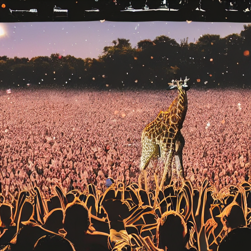 Giraffe Singing
