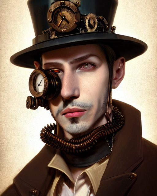 Steampunk Makeup Male