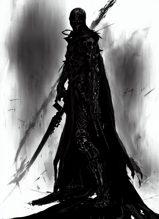 Dark Assassin Drawing