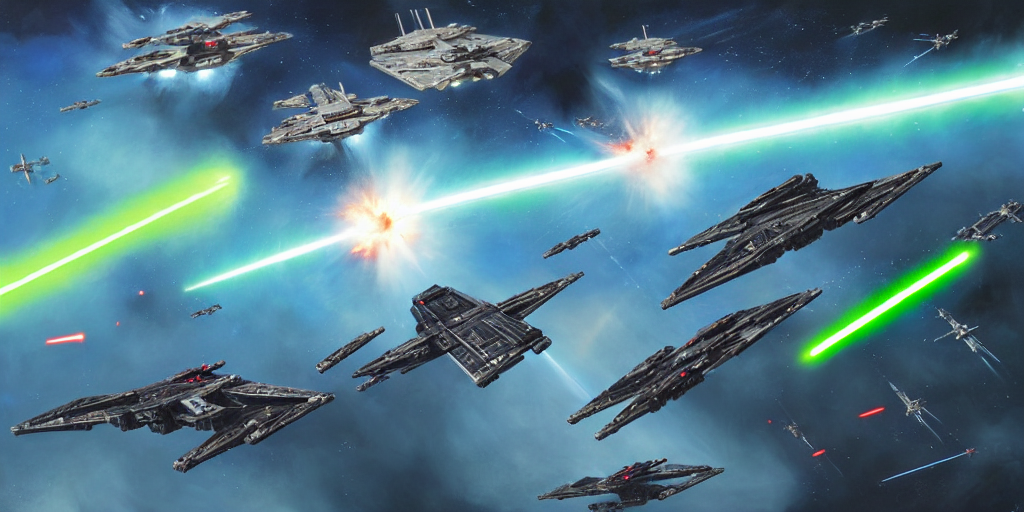 Star Wars Space Battle Wallpaper