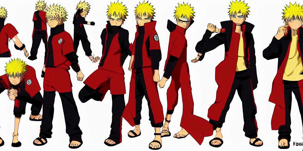 Naruto Character Design Sheet