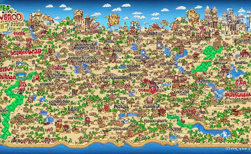 Mario World Map