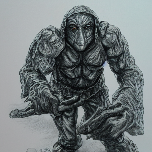 Golem Lord Of The Rings Drawing