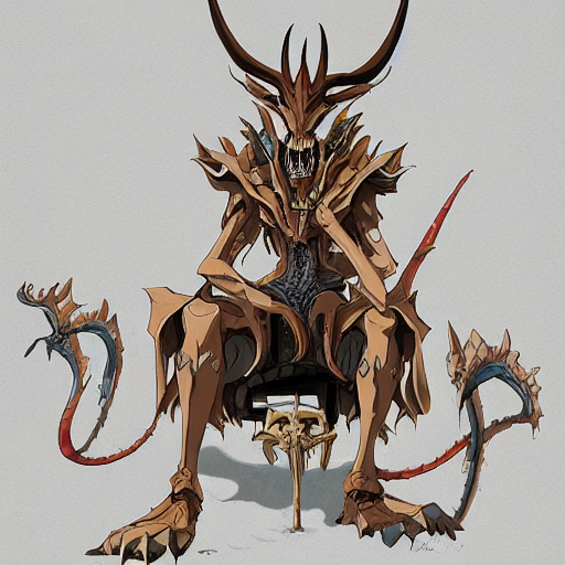 Humanoid Monster Concept Art