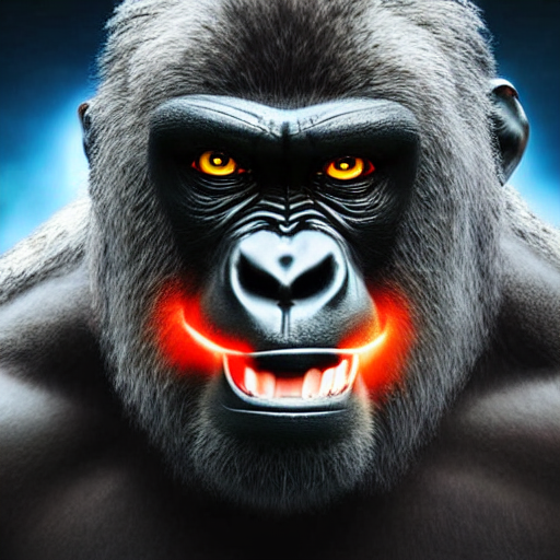 Angry Gorilla Eyes