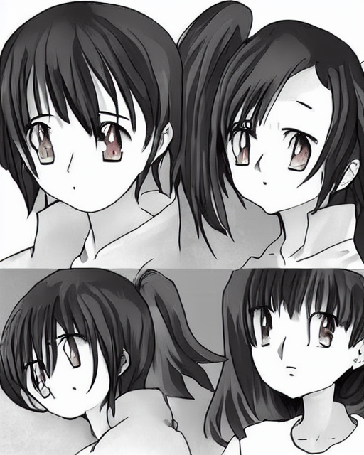 Sad Anime Girl Drawing Face