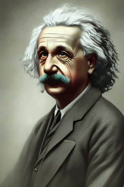 Albert Einstein Wife In Color