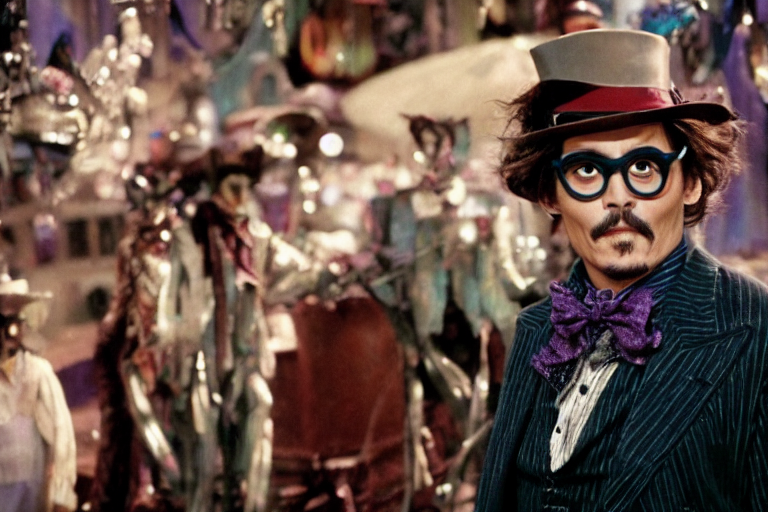 Willy Wonka Johnny Depp Full Body