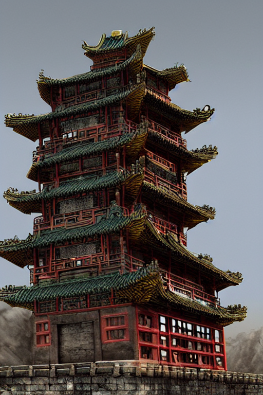 prompthunt: steampunk Chinese ancient castle, fantasy, trending on ...