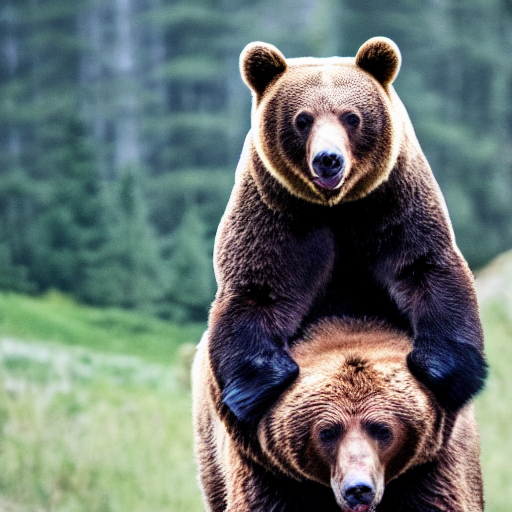 Vladimir Putin Riding A Bear Real