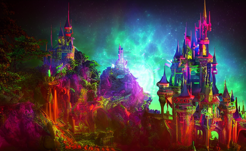 Enchanted Castle Wallpaper