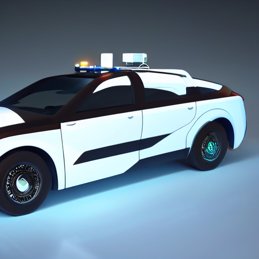 Futuristic Police Car