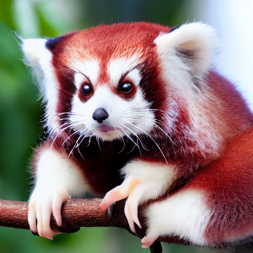 Fluffy Red Panda