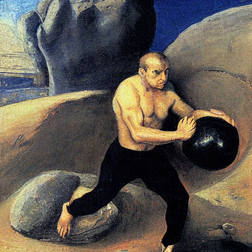 Sisyphus Painting