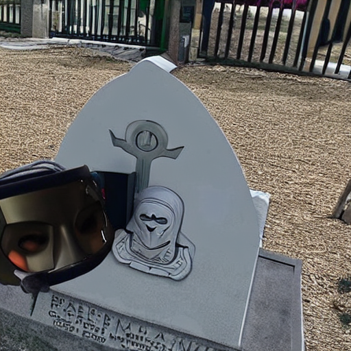 prompthunt: MF DOOM is resurrected from his grave wearing MF DOOM mask ...