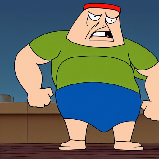 Regular Show Muscle Man