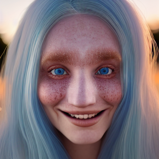 Blushing Girl Face