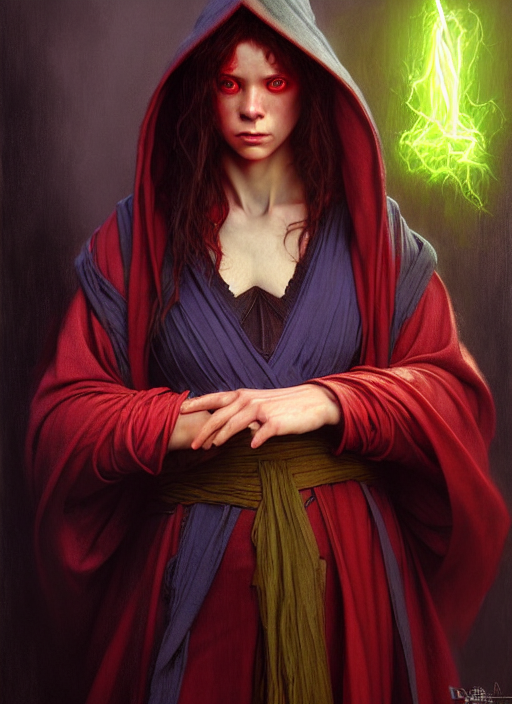 Dandd Female Wizard