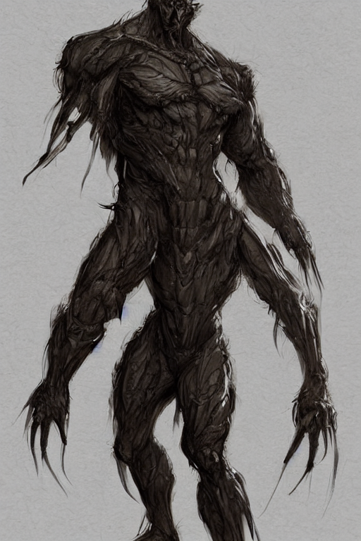 Humanoid Monster Concept Art