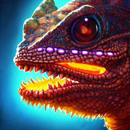 Lizard Face Paint
