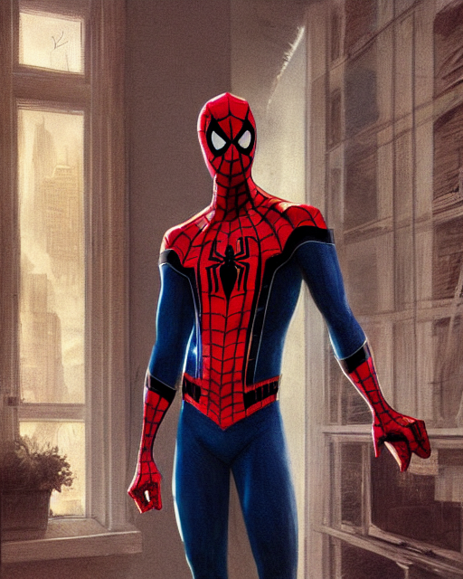 Spiderman Standing Up Real