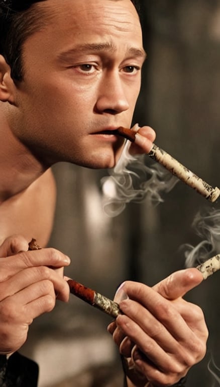 Joseph Gordon Levitt Smoking