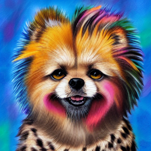 Pomeranian Mohawk