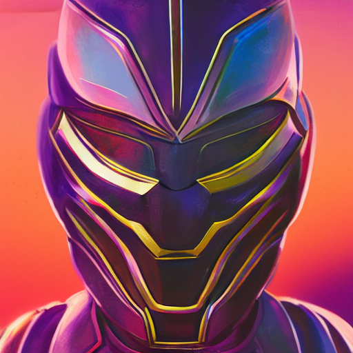 prompthunt: suit of power rangers fused with wakanda helmet queen armor ...