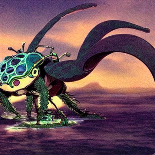 prompthunt: these look like the ohmu giant insects in nausicaa of the ...