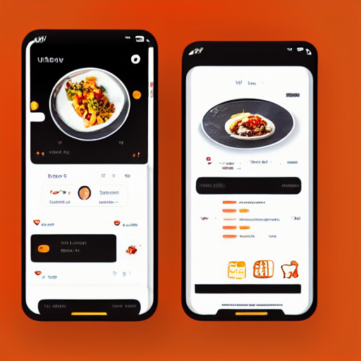 prompthunt: UI framework of home screen for a Food delivery app