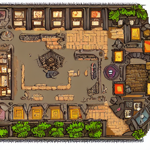 Fantasy Tavern Map