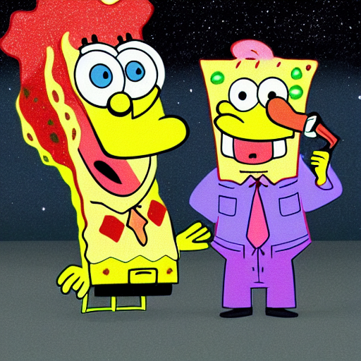 Spongebob Squarepants Smoking Weed