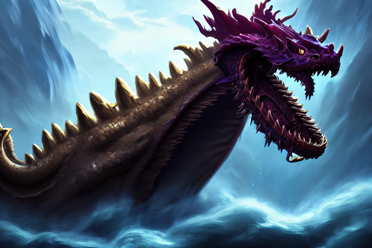 Serpent Dragon Wallpaper