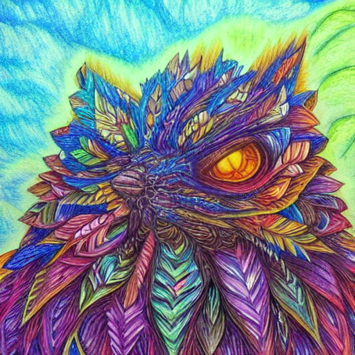 Color Pencil Fantasy Drawings
