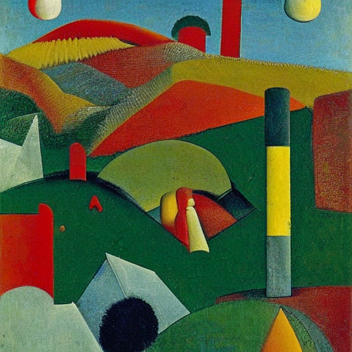 Landscape Kazimir Malevich