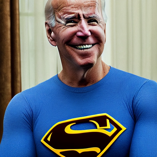 prompthunt: joe biden as superman