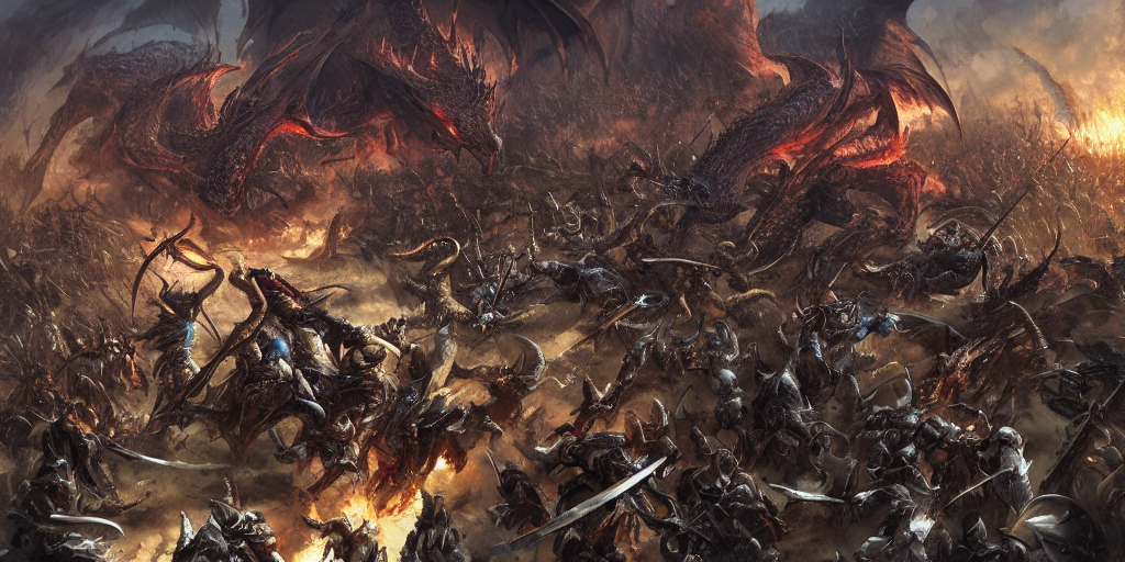 Fantasy Medieval Battle Art