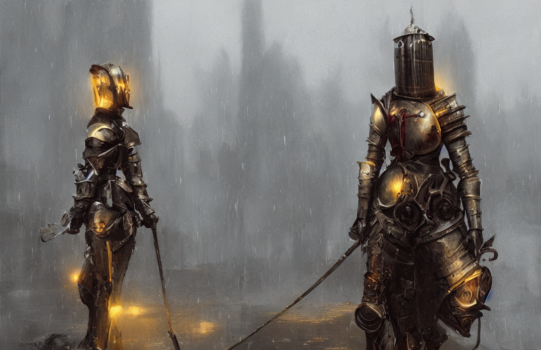 Female Steampunk Knight