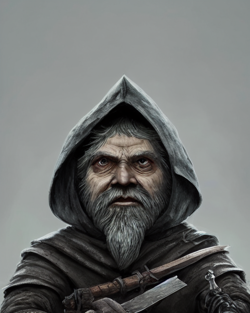 prompthunt: A head and shoulder portrait of a DnD deep gnome rogue with ...