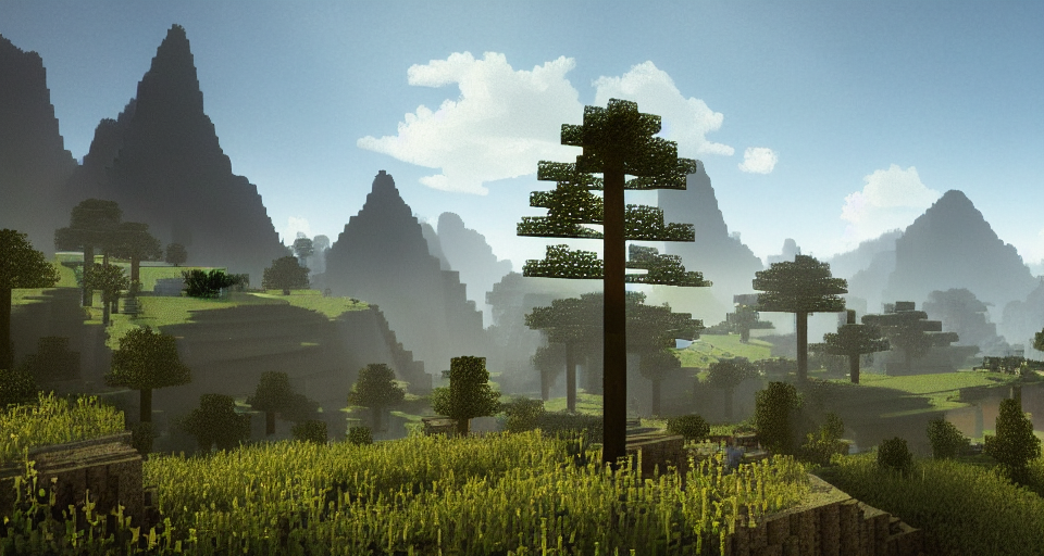 Minecraft Blowing Up A Mountain