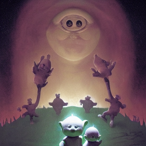 Dark Evil Psychedelic Art