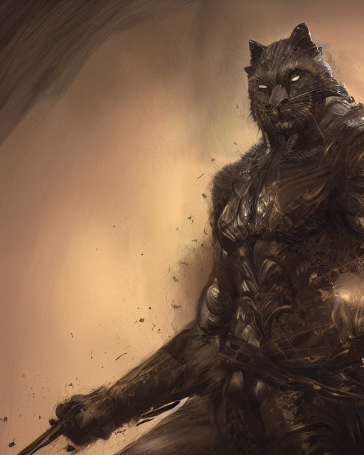 Panther Warrior Art